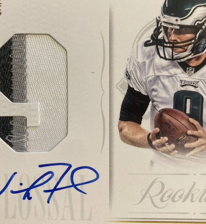2012 Panini National Treasures - Rookie Colossal Nick Foles #17/25 ...