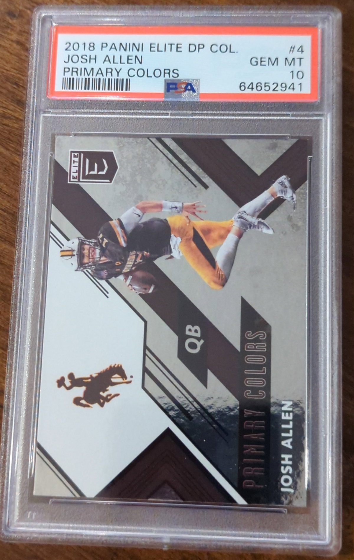 2018 Panini Elite DP Primary Colors Josh Allen PSA 10 | MySlabs