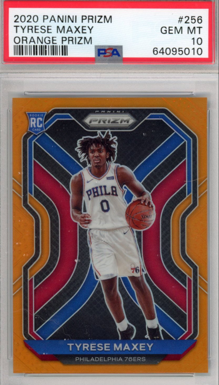 2020 Prizm Tyrese Maxey Orange /49 PSA 10 | MySlabs