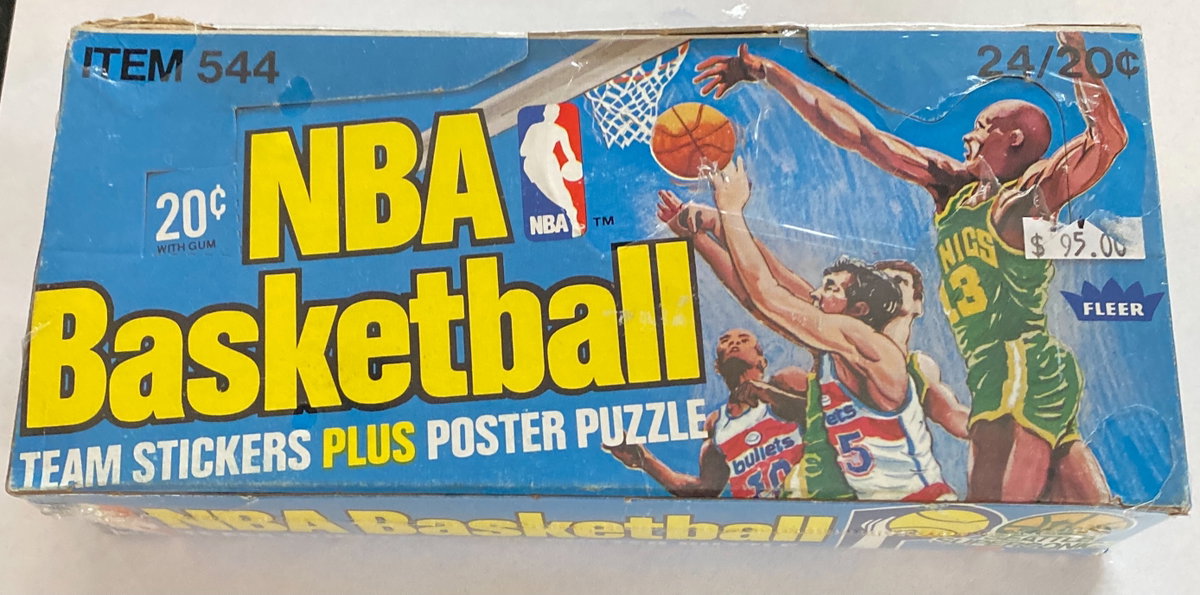 1979 FLEER BASKETBALL - NBA TEAM LOGO STICKERS BOX (24) PACKS | MySlabs
