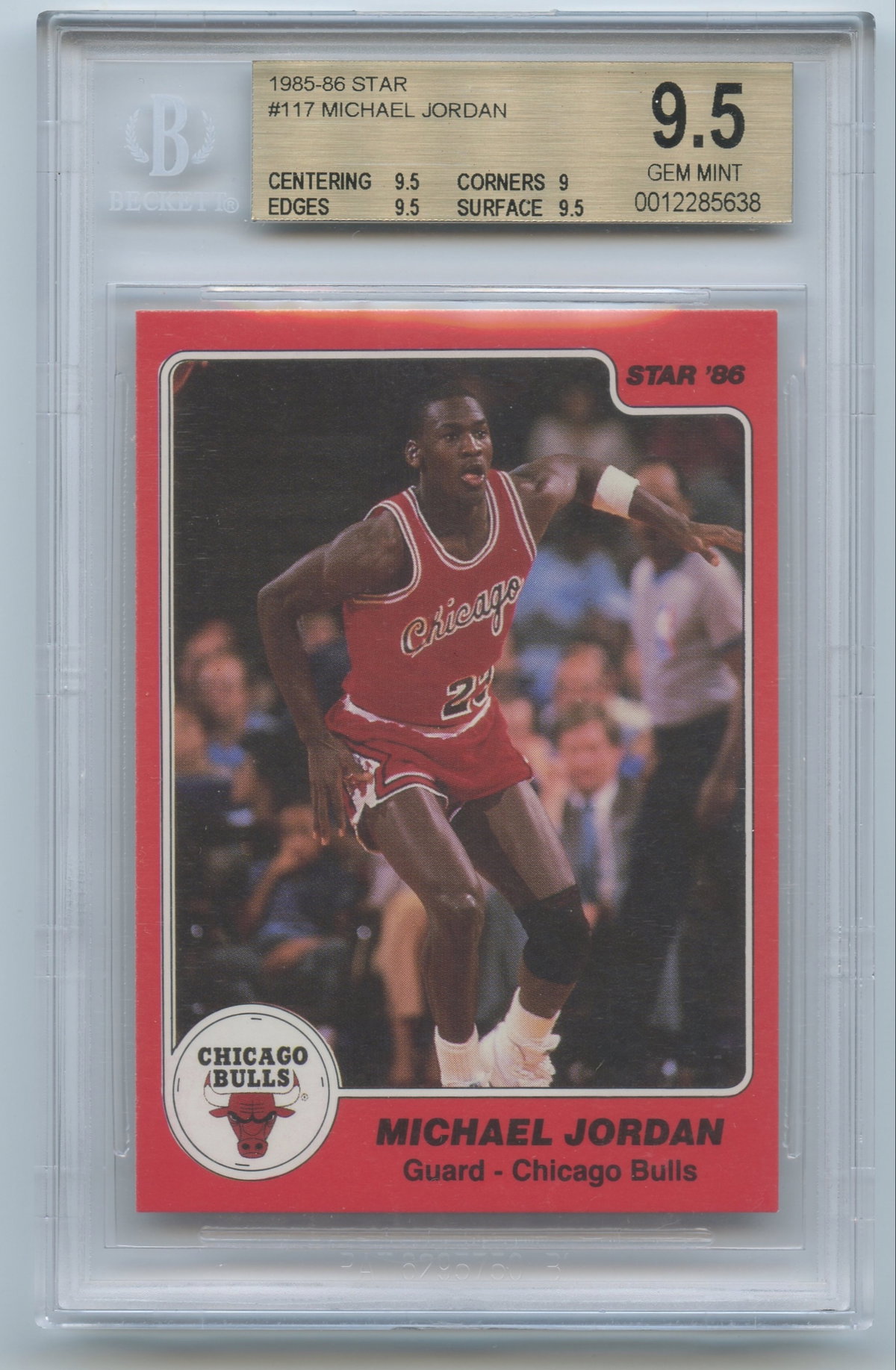 1985-86 Star #117 Michael Jordan BGS 9.5 | MySlabs