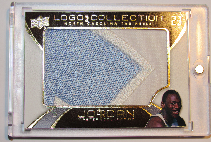 2012 UPPER DECK MICHAEL JORDAN UNC LOGO PATCH LOGO COLLECTION 23 | MySlabs