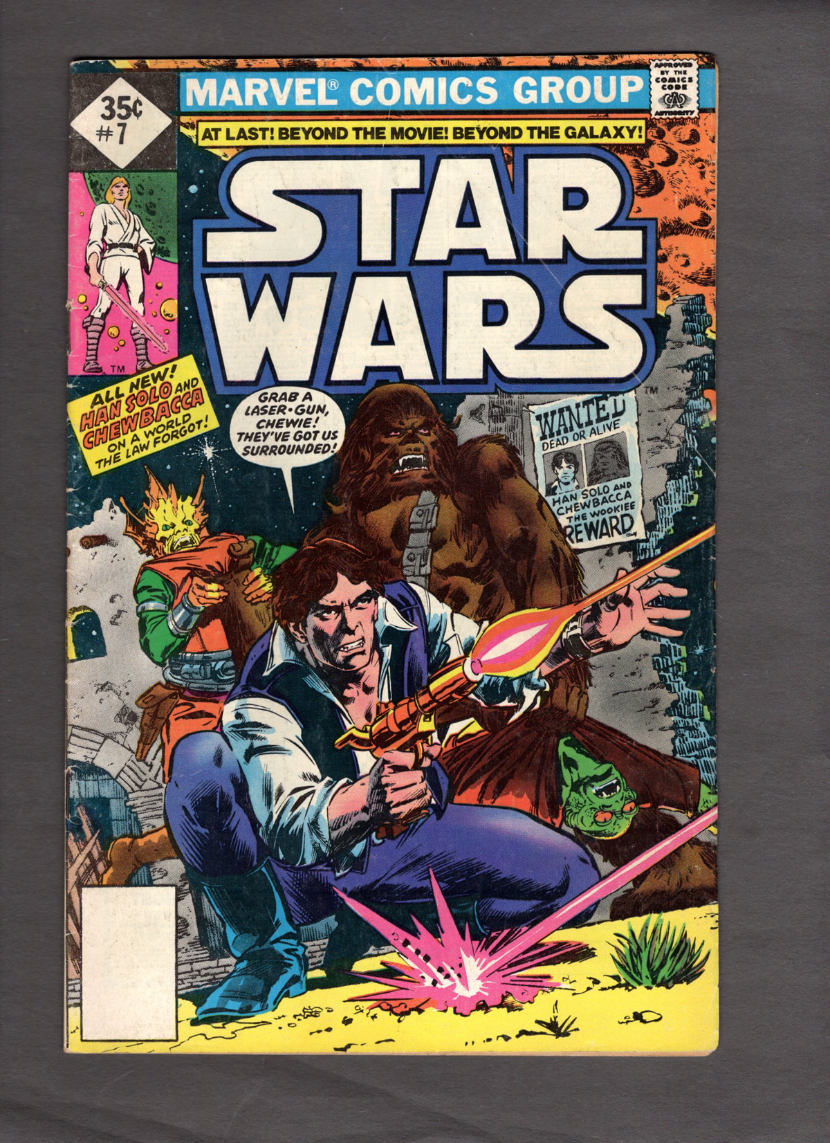 1978 Star Wars #7 Marvel Comics Variant 1st Appearance of Crimson Jack ...
